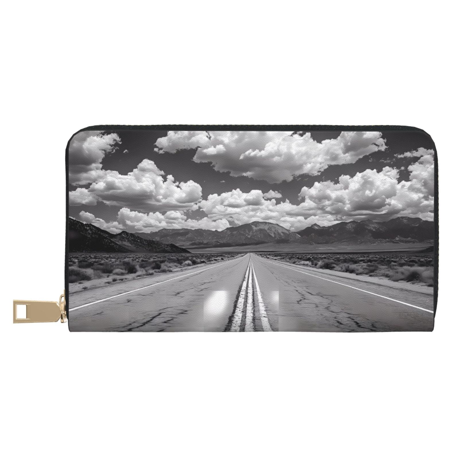 Endless Desert Highway Wallet Women, Leather Bifold Multi Card Wallet ...