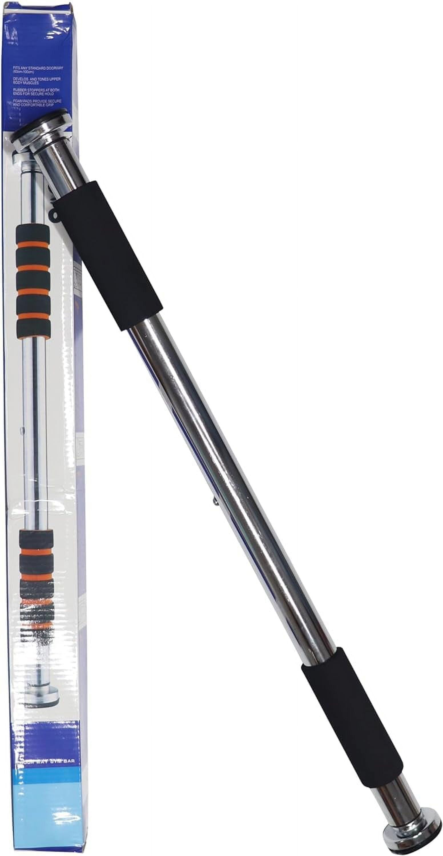 Endless EL-1035 Stainless Steel Adjustable Pull Up Bar - Black & White ...