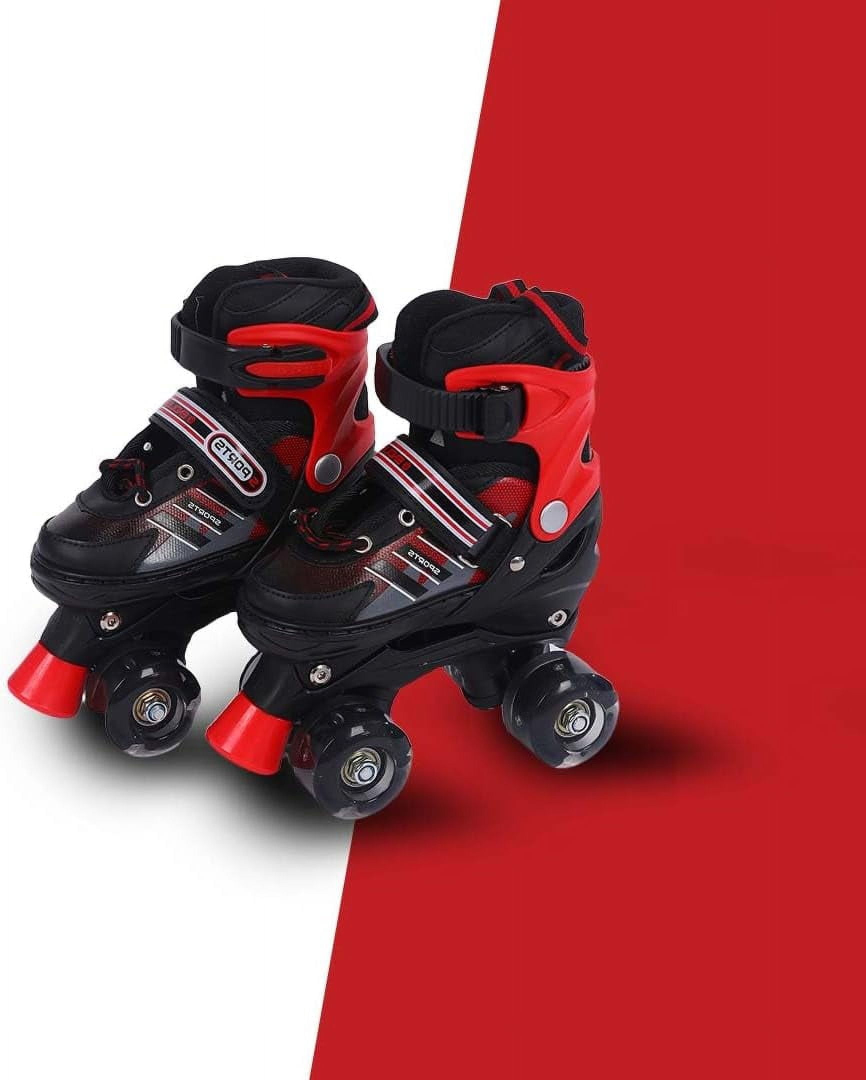 Endless Adjustable Roller Skate - Red - Small - Walmart.com