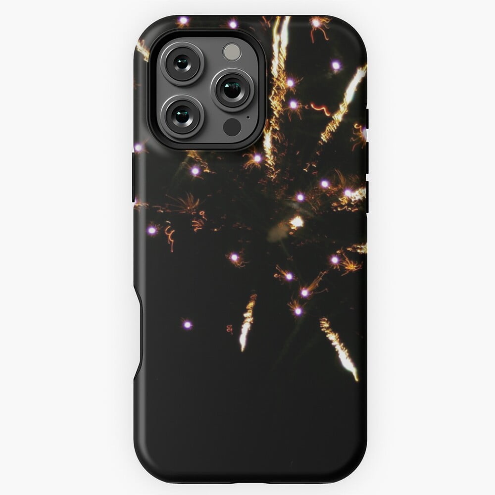 Endless Fireworks Colorful Night Sky Art iPhone Case 11 12 13 14 15 16 ...
