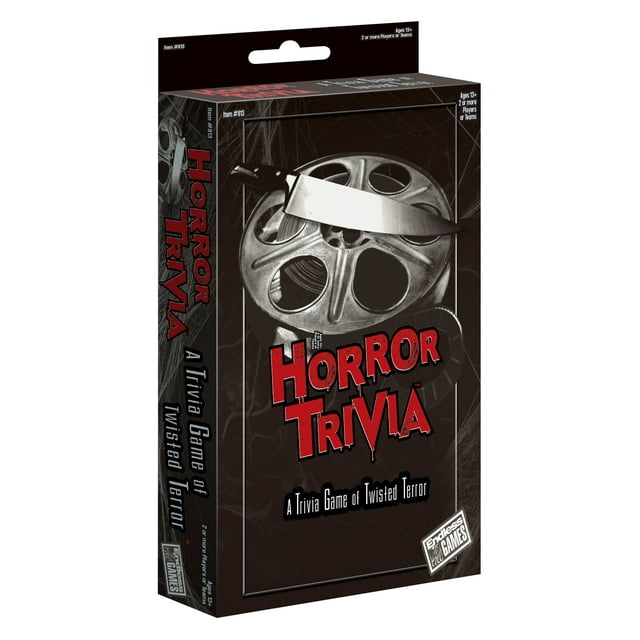 Endless Games Horror Trivia Card Game - Includes 216 Trivia Questions ...