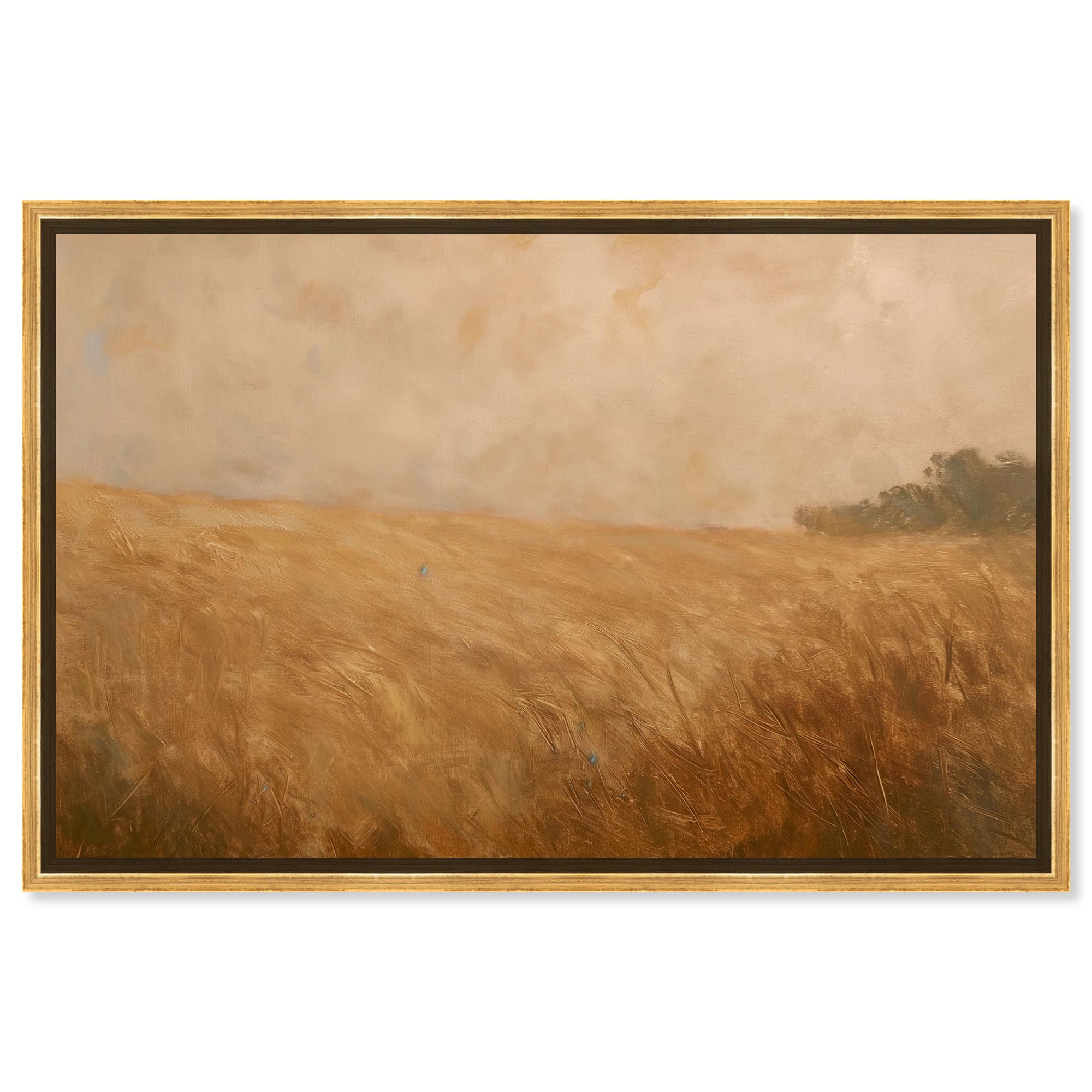 Endless Grain Field I Canvas Rustic Farmhouse Art by Art Remedy, Gold ...