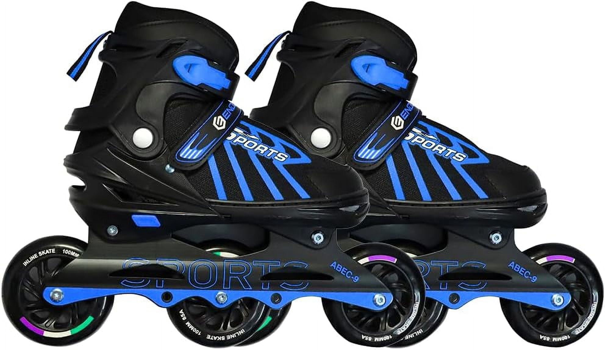 Endless EL-1031MBLUE Inline Adjustable Skates - Blue - Medium - Walmart.com