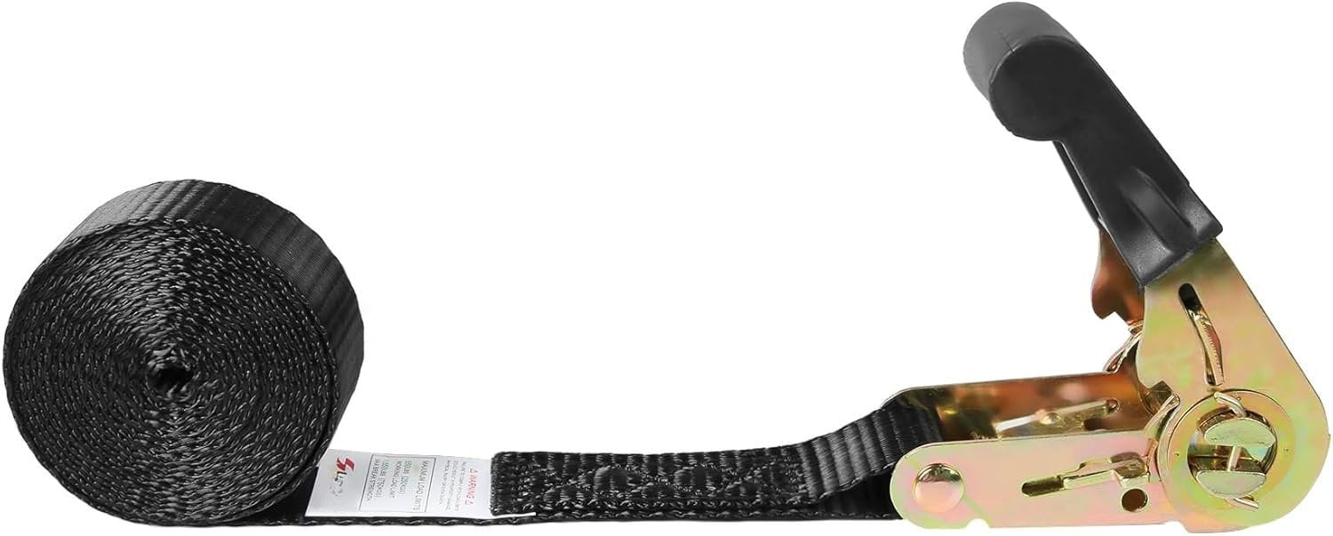 Endless Ratchet Tie Down Straps 2 Pack 1 Inch x 8 Ft Heavy Duty ...