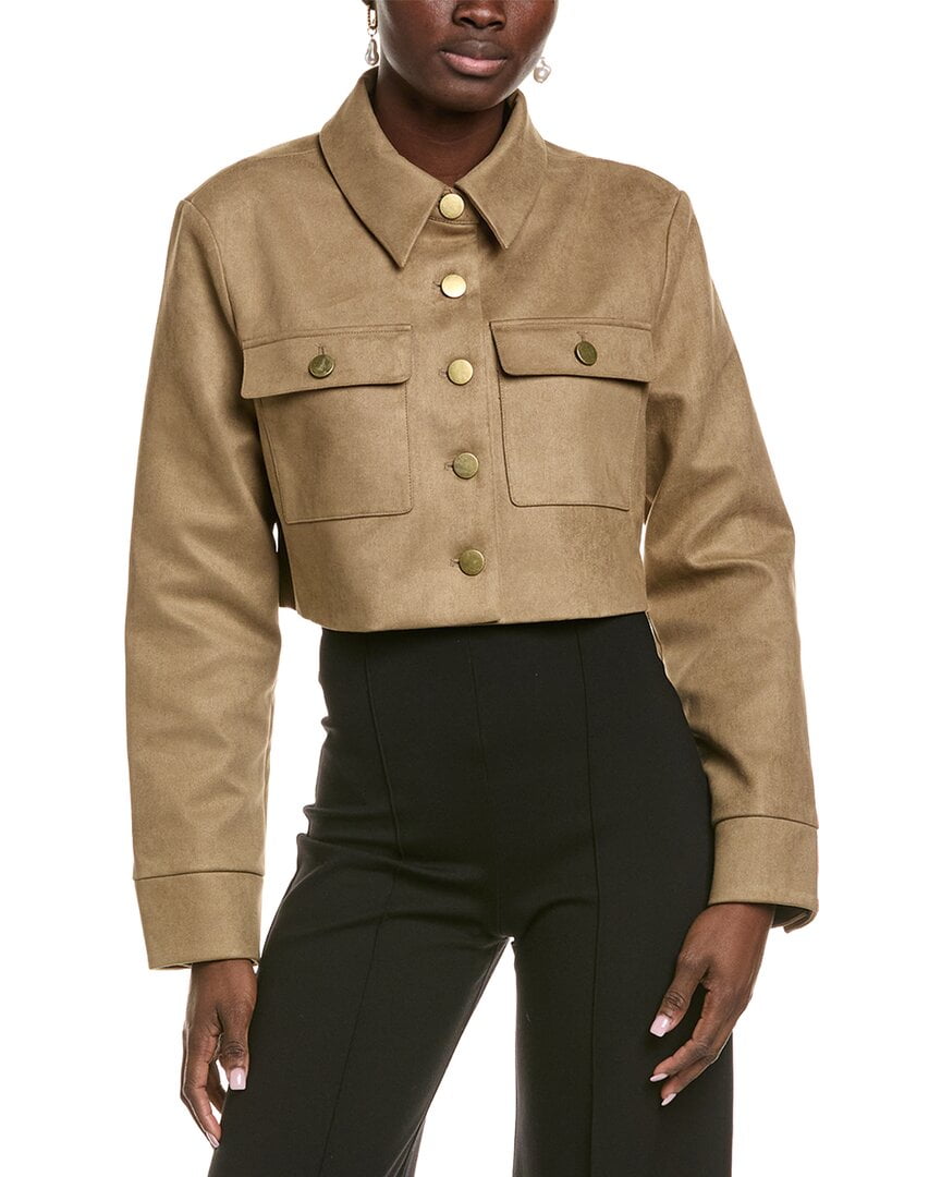 Endless Rose womens Cropped Pocketed Jacket, l, Green - Walmart.com