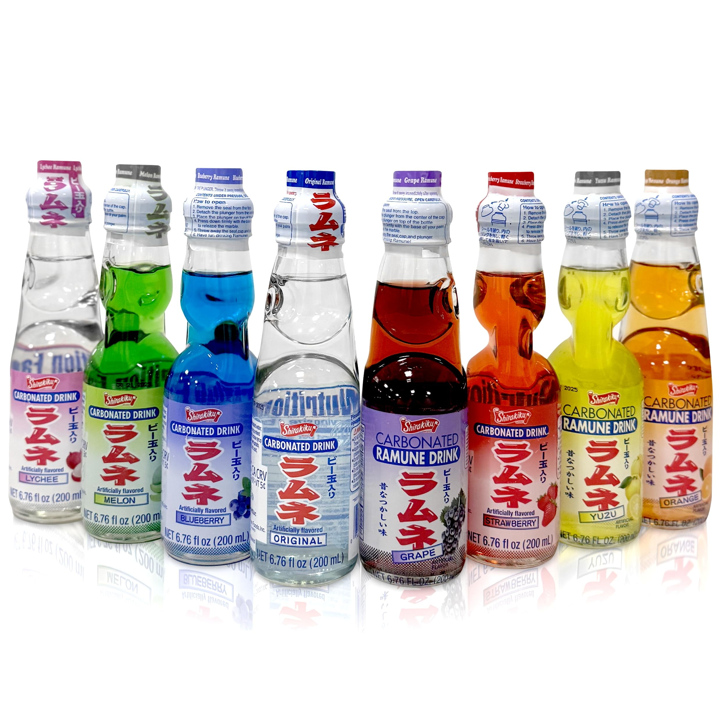 Endless Savings Ramune Japanese Soda Soft Drinks - Original, Strawberry ...