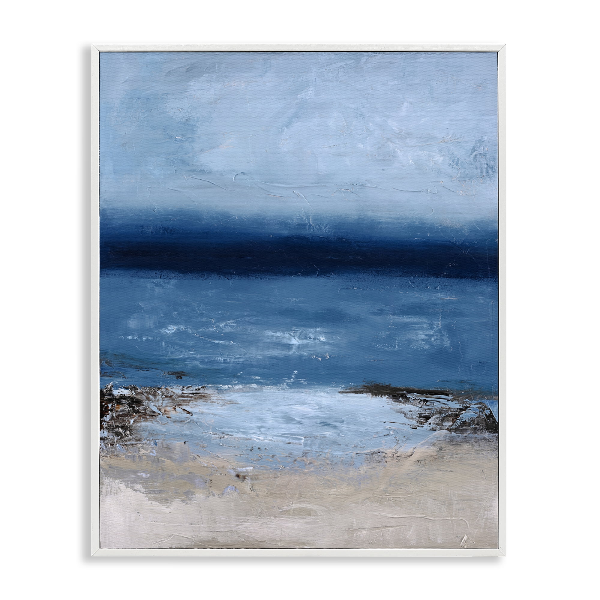 Endless Sea Moods White Framed Giclee Art, design by Design Fabrikken ...