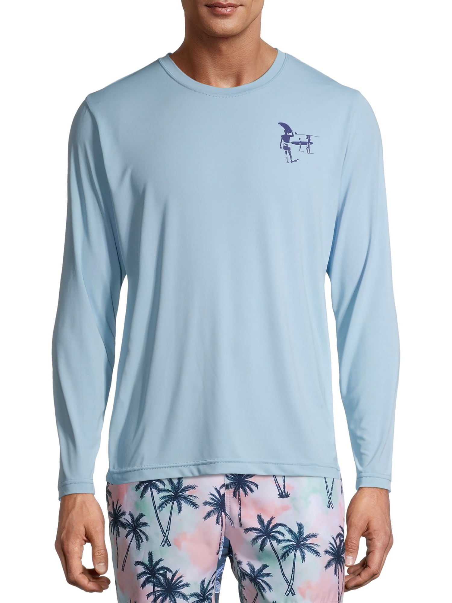 Endless Summer Crew Neck Quick Dry Moisture Wicking Rash Guard (Men's ...