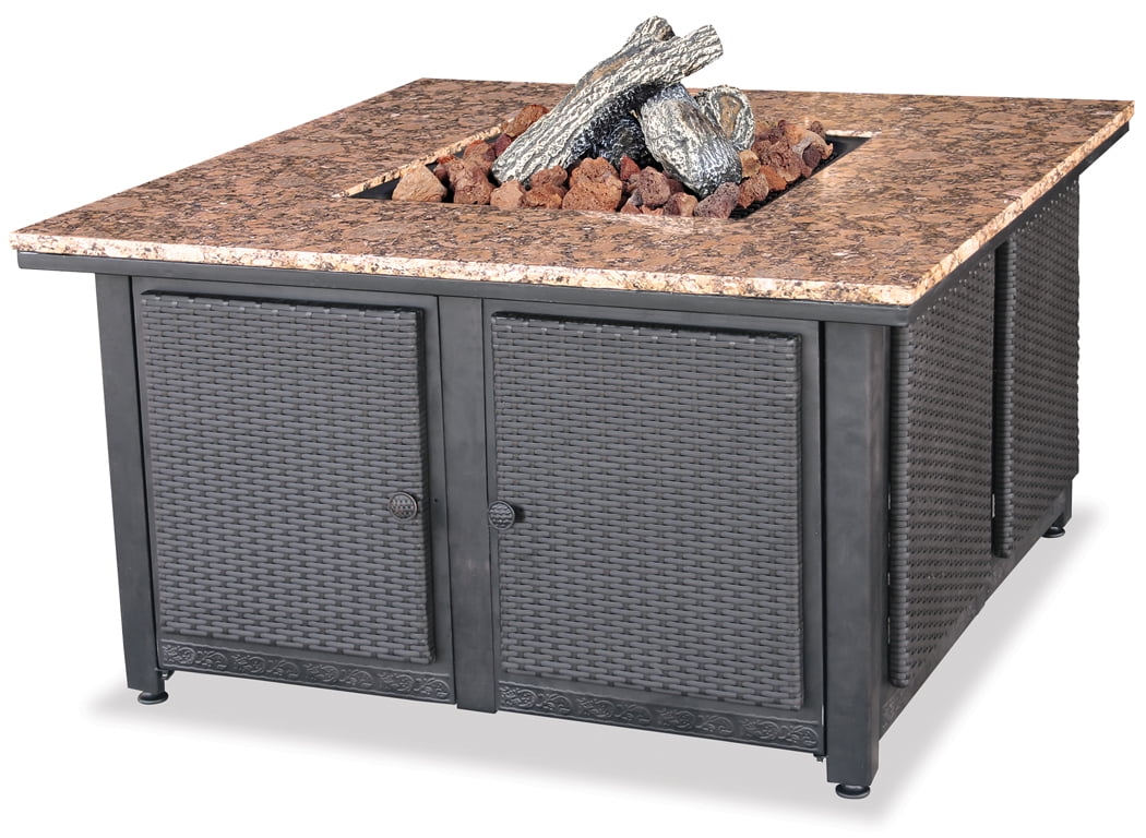 Endless Summer LP Gas Outdoor Fire Table with Granite Mantel - Walmart.com