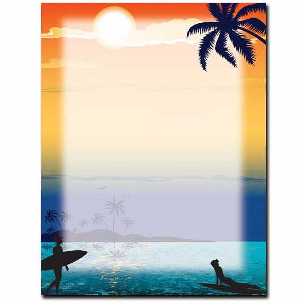 Endless Summer Letterhead Laser & Inkjet Printer Paper, 25 Sheets per ...