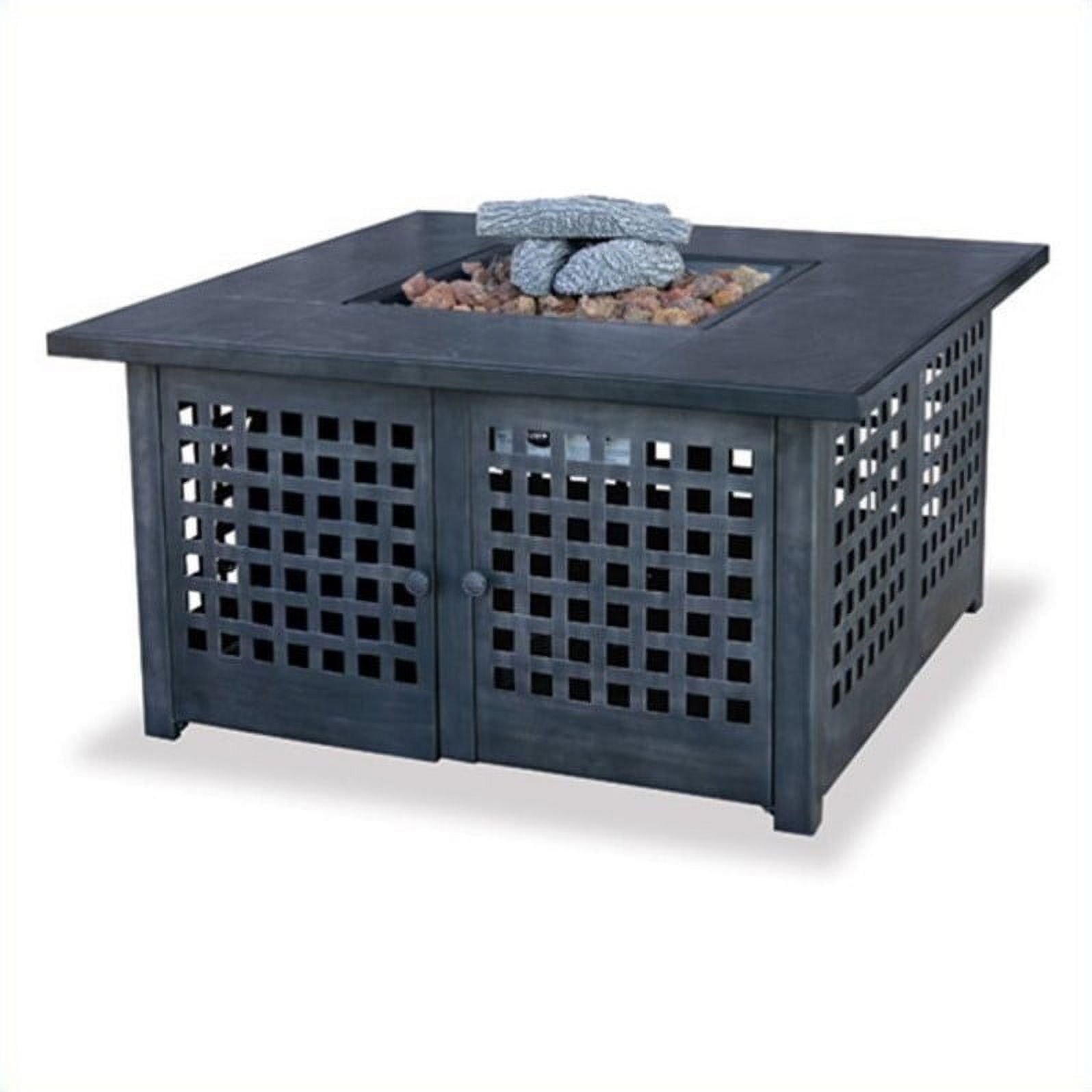 Endless Summer Square LP Gas Outdoor Fire Pit, 40,000 BTUs - Walmart.com