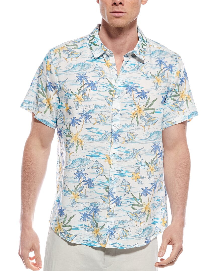 Endless Summer mens Textured Button-Down Shirt, s, Blue - Walmart.com
