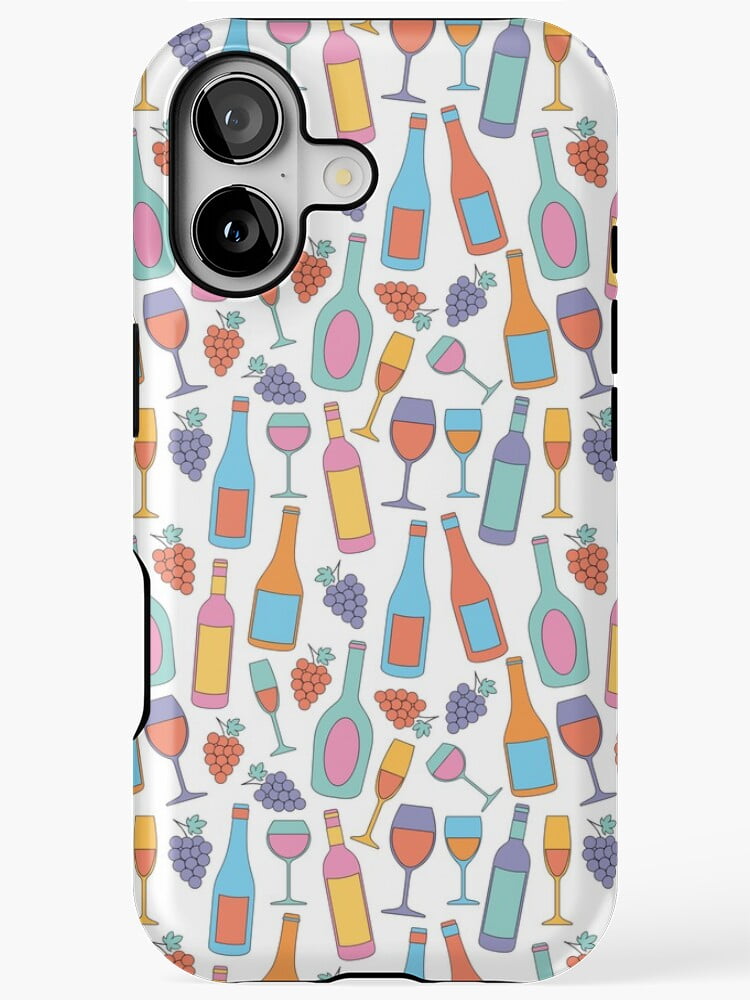 Endless Wine Celebration Mood Phone Case for iPhone 17 16 15 14 13 12 ...