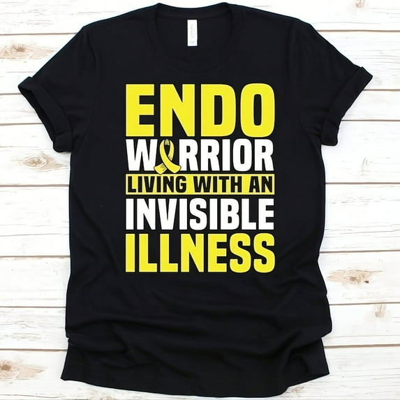 Endo Warrior Living With An Invisible S1Hirt, Endometriosis Awareness ...
