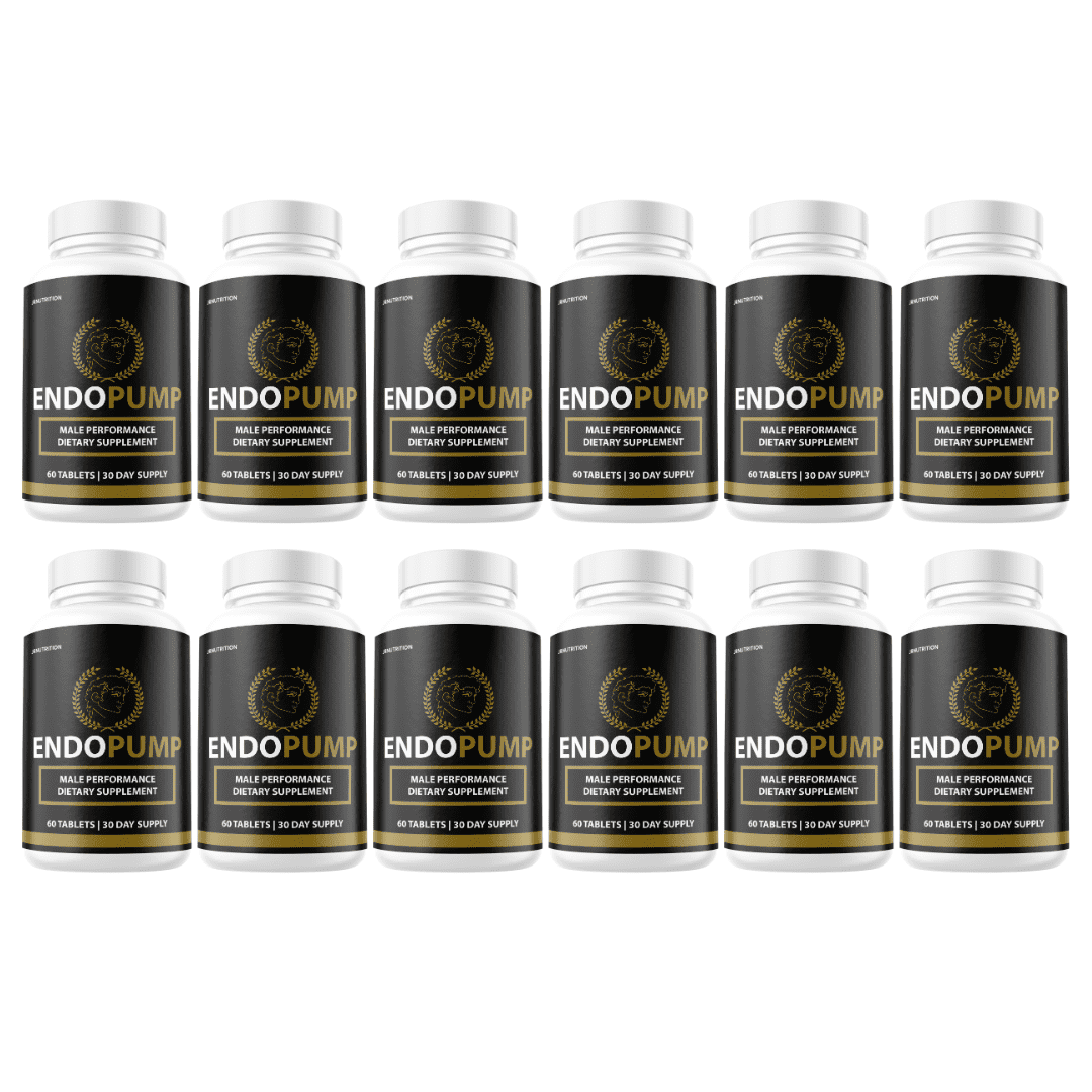 Endopump Capsules Endo Pump Male Advanced Male Supplement - 12 Bottles ...