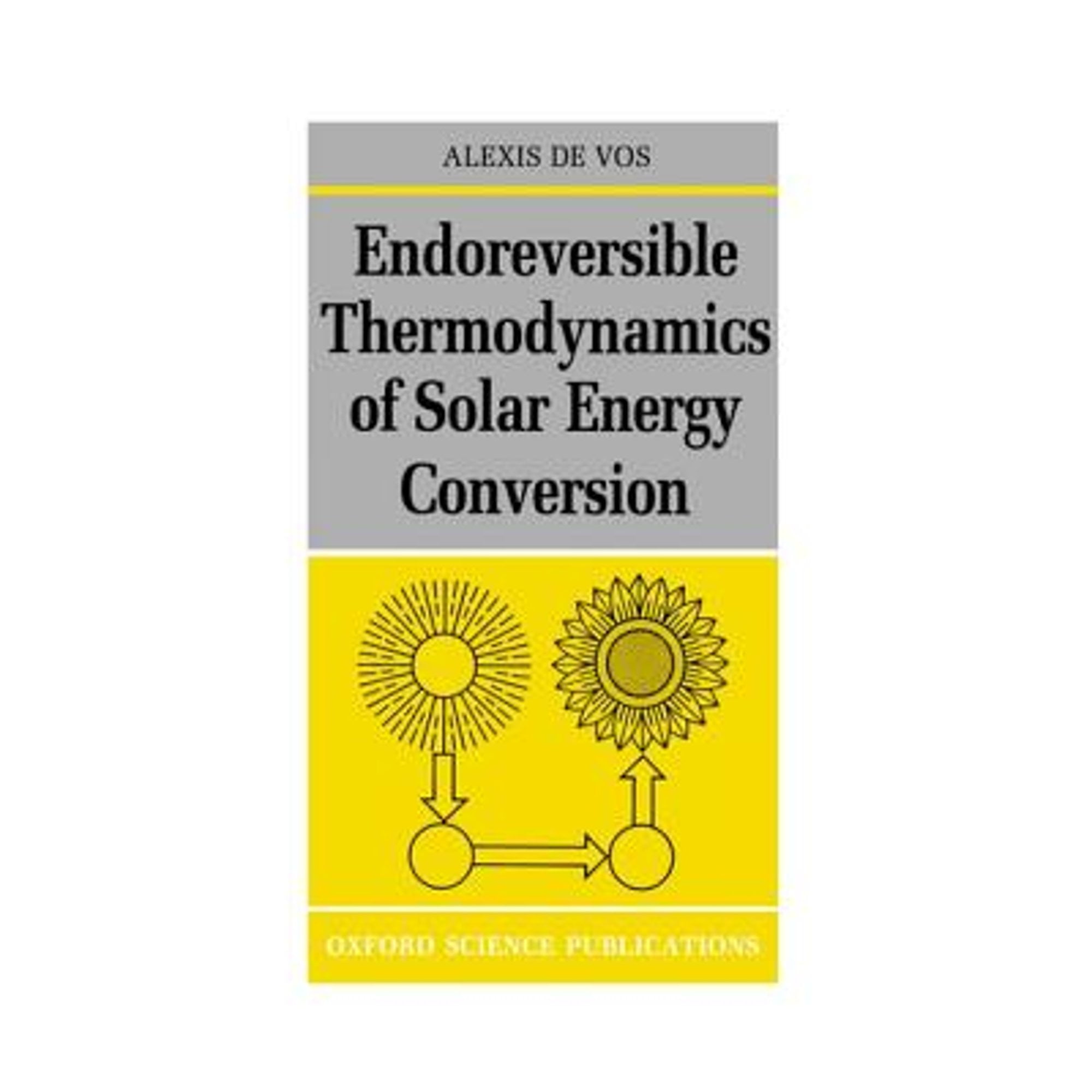 Pre-Owned Endoreversible Thermodynamics of Solar Energy Conversion ...