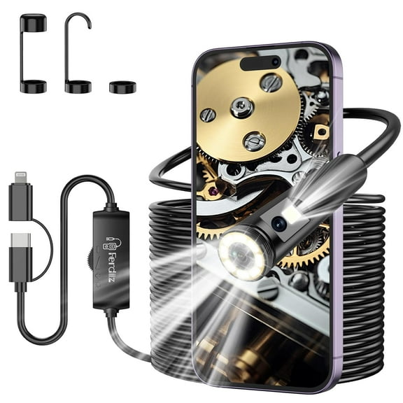 HD Endoscope TYPE-C Android PC 3in1 Endoscope IP67 Waterproof Len and 6 ...