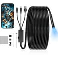 Endoscope Camera with Light, 1920P HD Borescope Inspection Camera, 16 ...