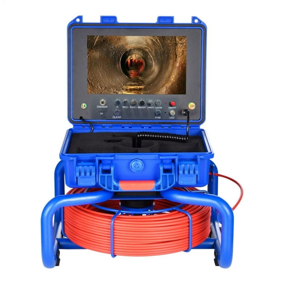 Endoscope Camera with Light, LCD Inspection Scope with Waterproof Semi ...