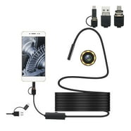 Pluokvzr 3 in 1 USB Endoscope for OTG Android Phone with 6 LED Lights ...