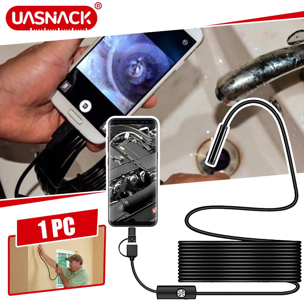 Endoscope camera flexible ip67 waterproof micro usb inspection ...