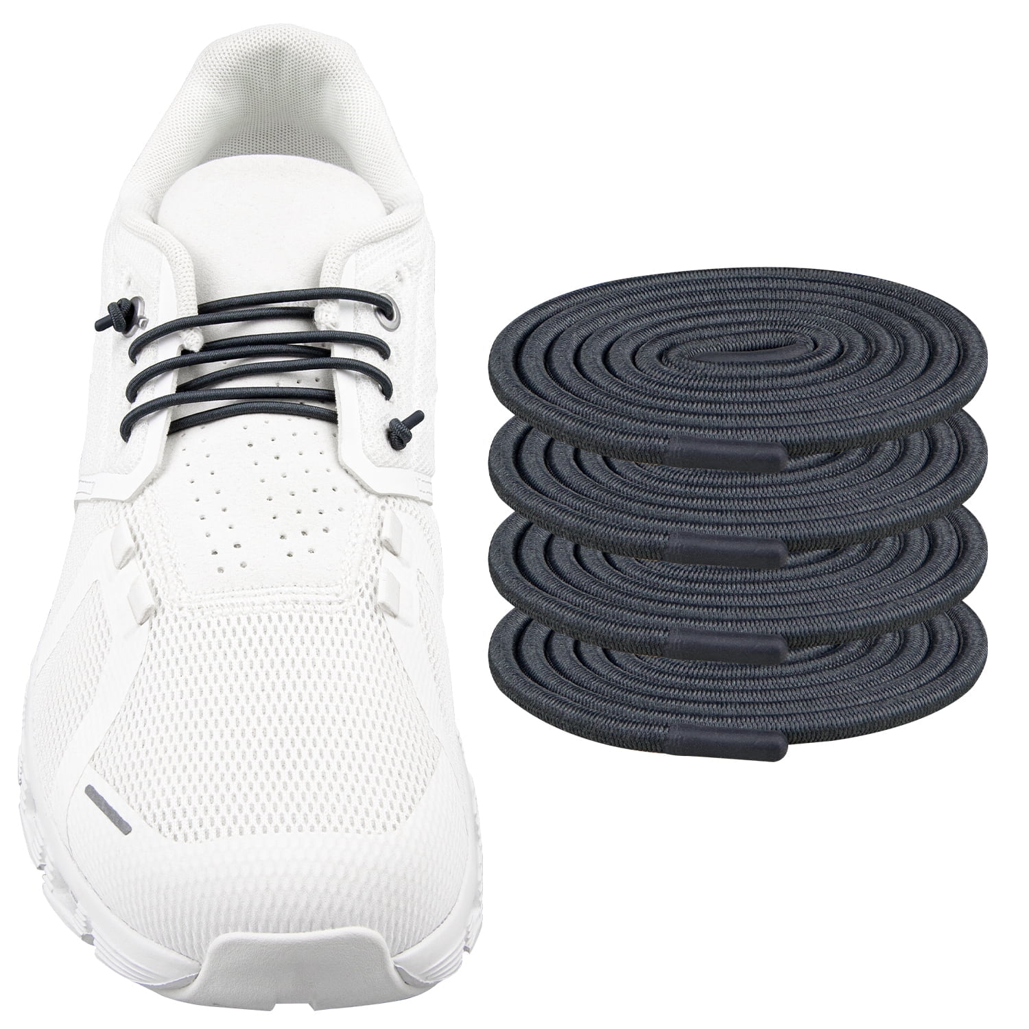 Endoto 2 Pairs Elastic Shoelaces for ON Cloud 5 & 6 No Tie Replacements ...