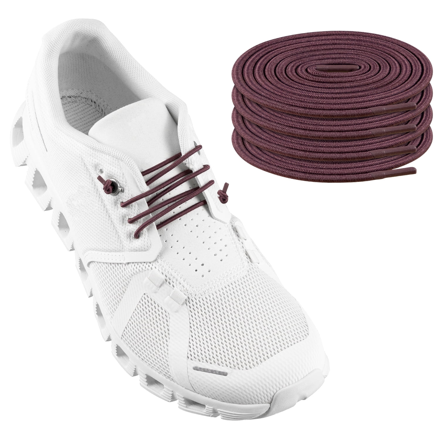 Endoto 2 Pairs Elastic Shoelaces for ON Cloud 5 & 6 No Tie Replacements ...