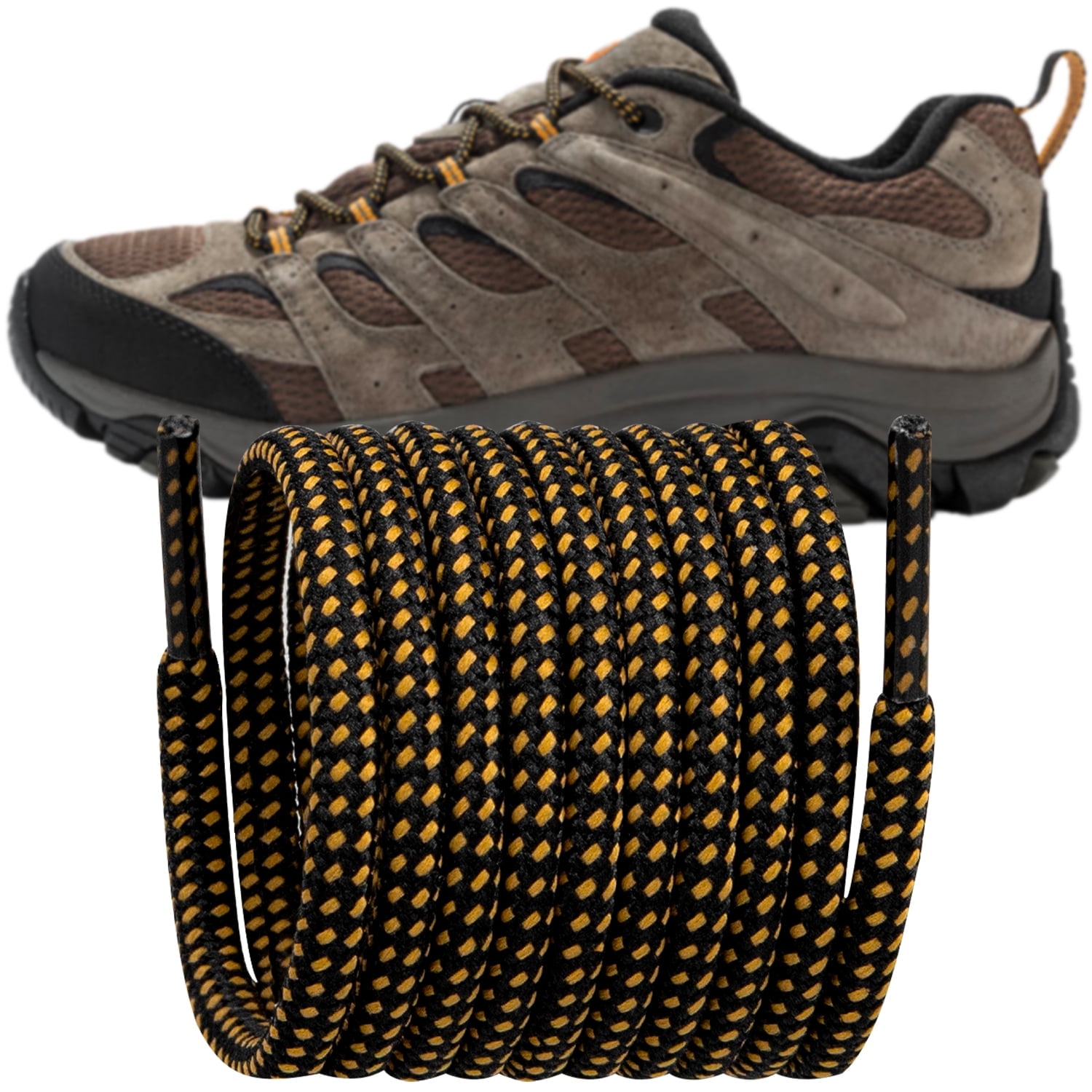 Endoto Shoelaces for Merrell Moab Boots Replacement Round Shoe Laces ...