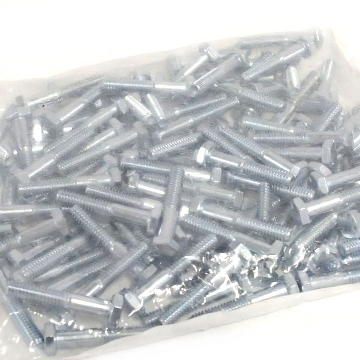 Endries International 1/4-20 X 1-1/2 Grade 5 Hex Head Cap Screw Zinc ...