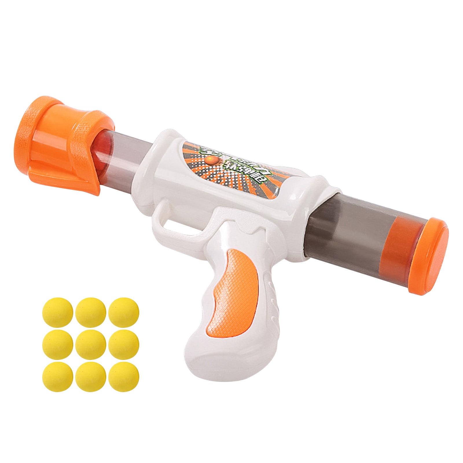 Bksdlh Silent Cat Ball Launcher, 9 Pcs Balls, Elastic Toys, Interactive ...