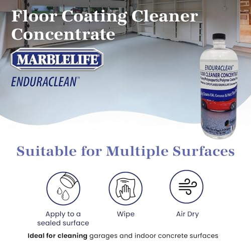 EnduraCLEAN Garage and Indoor Concrete Floor Coating Cleaner, Effective ...