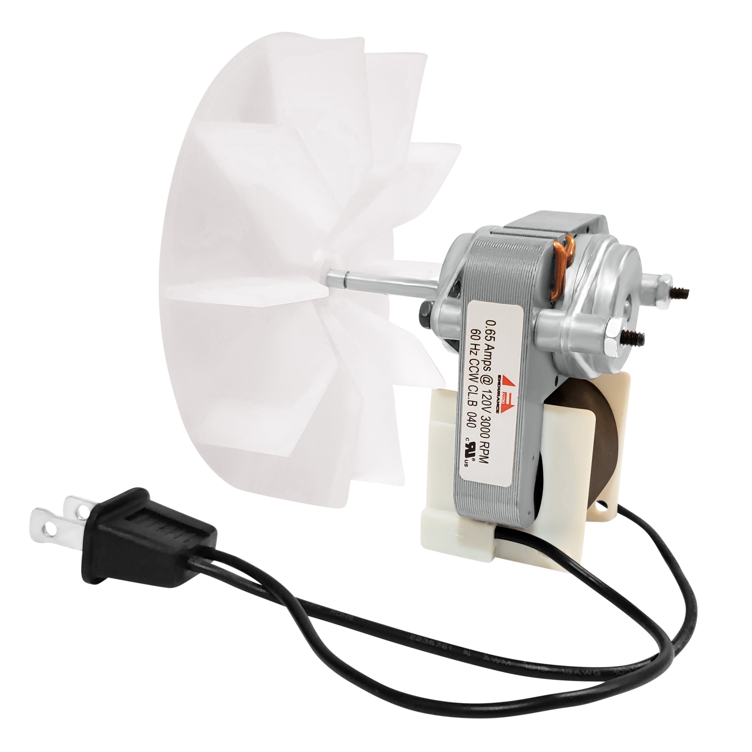 Endurance Pro Universal Bathroom Vent Fan Motor Kit, 50 CFM, 120V ...