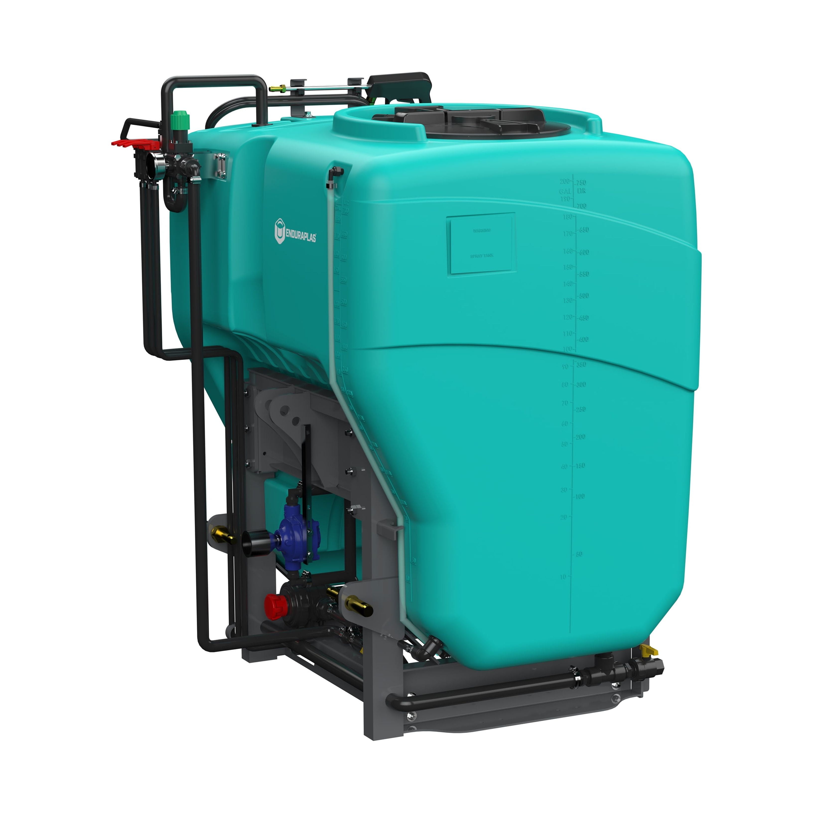 Enduraplas 200 Gallon Land Champ Wheeled Three-Point Tractor Sprayer ...