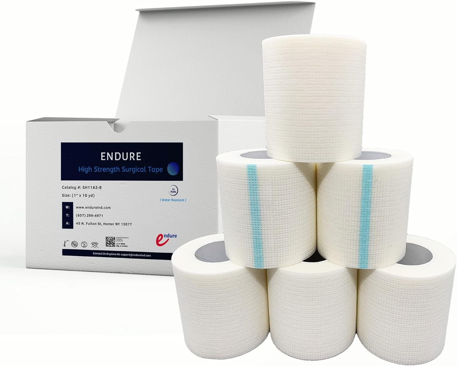 Endure Altape, Hypoallergenic High Strength Cloth Medical Tape, Pack of ...