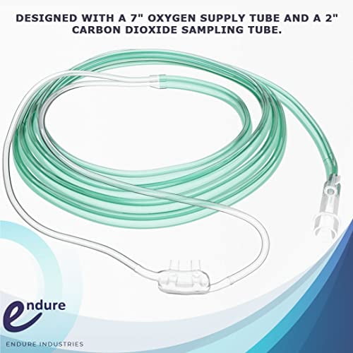 Endure CO2 Sampling Nasal Cannula, Cloud Prong ETCO2 Cannula (Case of ...