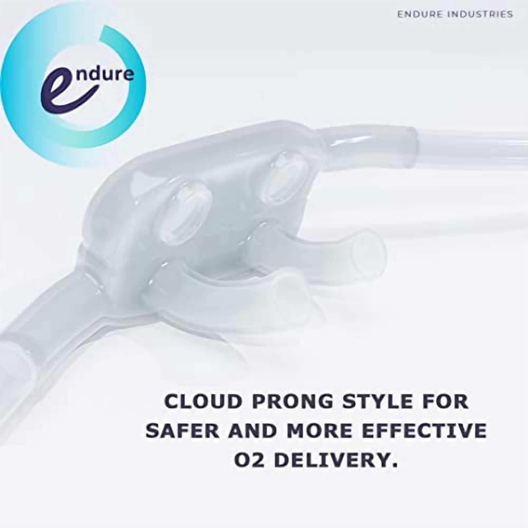 Endure CO2 Sampling Nasal Cannula, Cloud Prong ETCO2 Cannula (Pack of 5 ...
