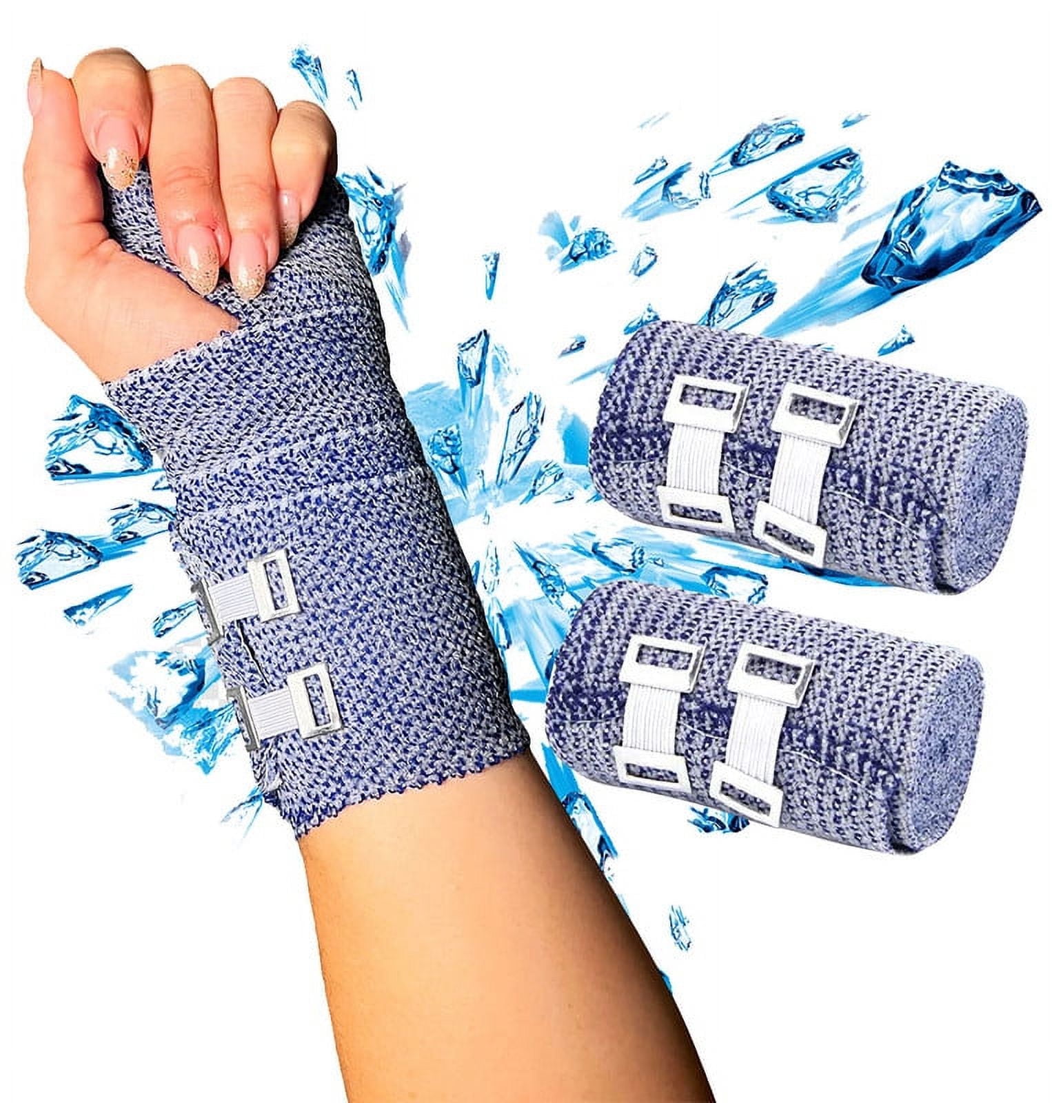 Endure Ice Bandage, Cold Compression Wraps, for Pain Relief, Strains ...