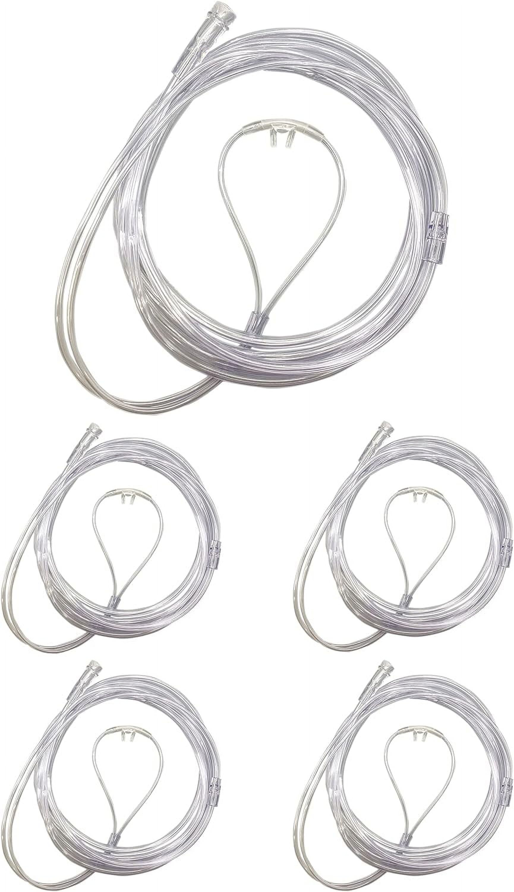 Pack of 10 - 7 ft Cannula Adult Soft Tip, Nasal Cannulas, Oxygen Tubing ...