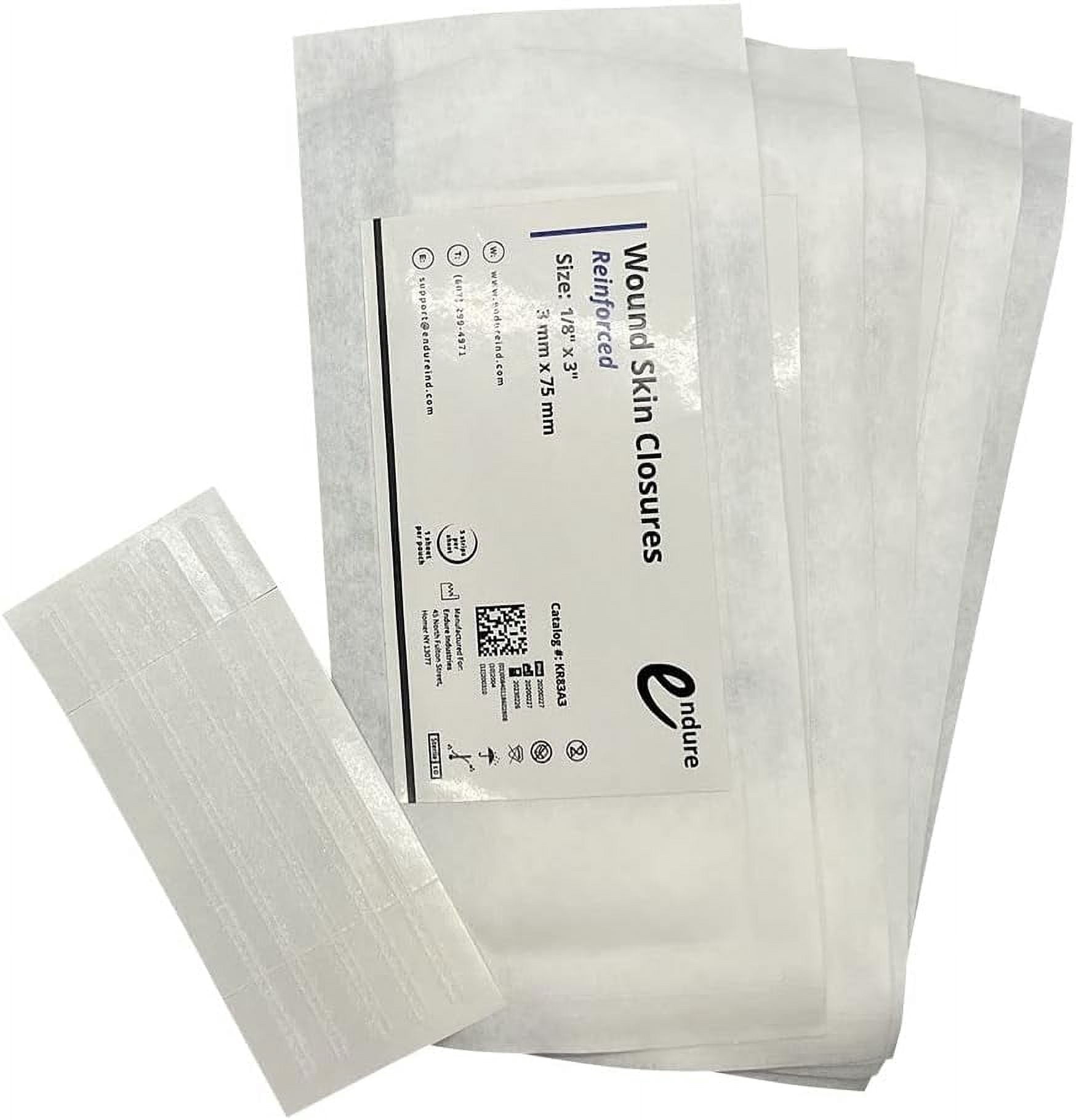 Endure Wound Skin Closures Strips, 5 Strips per Sheet, 1 Sheet per ...