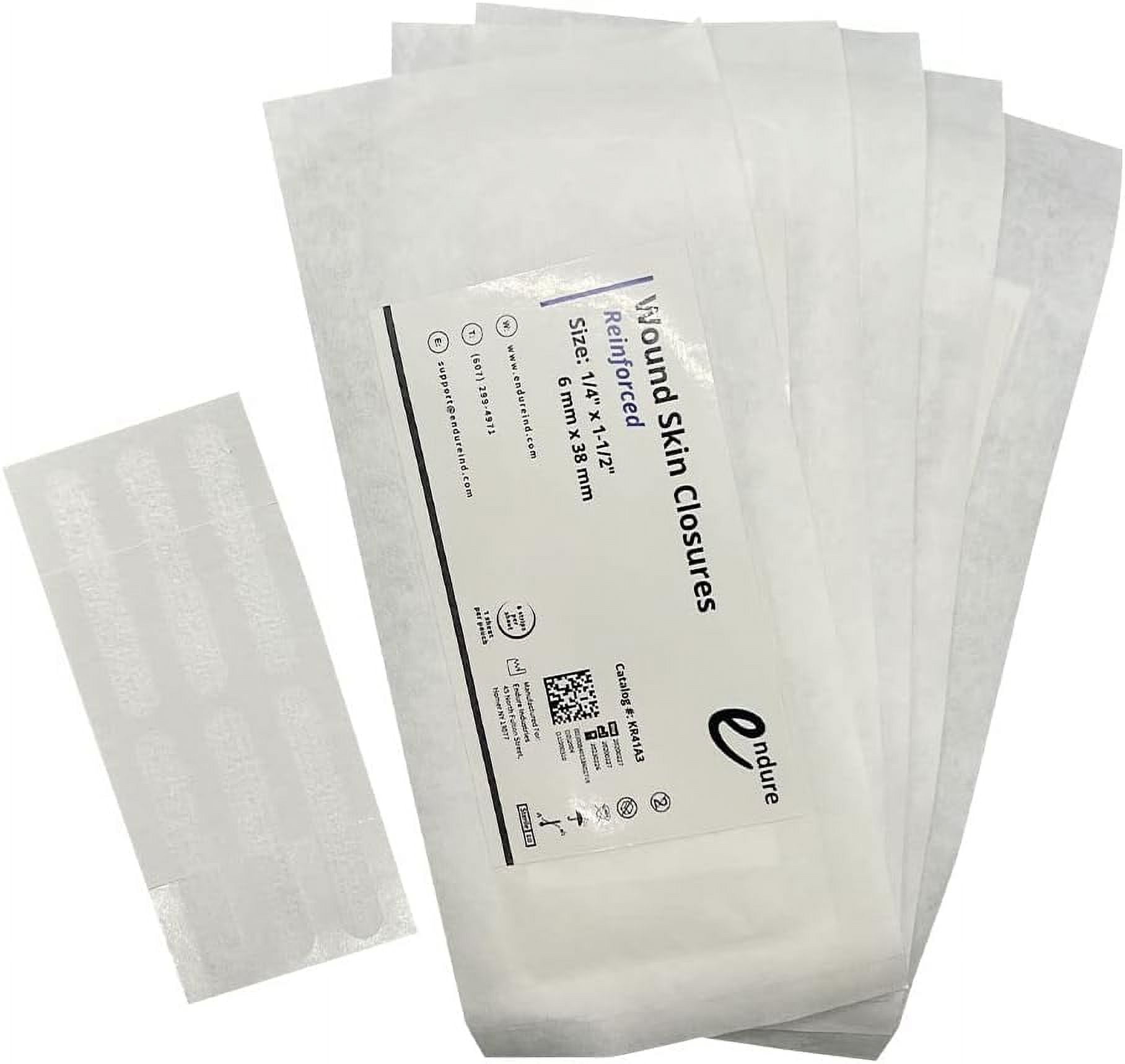 Endure Wound Skin Closures Strips, 6 Strips per Sheet, 1 Sheet per ...