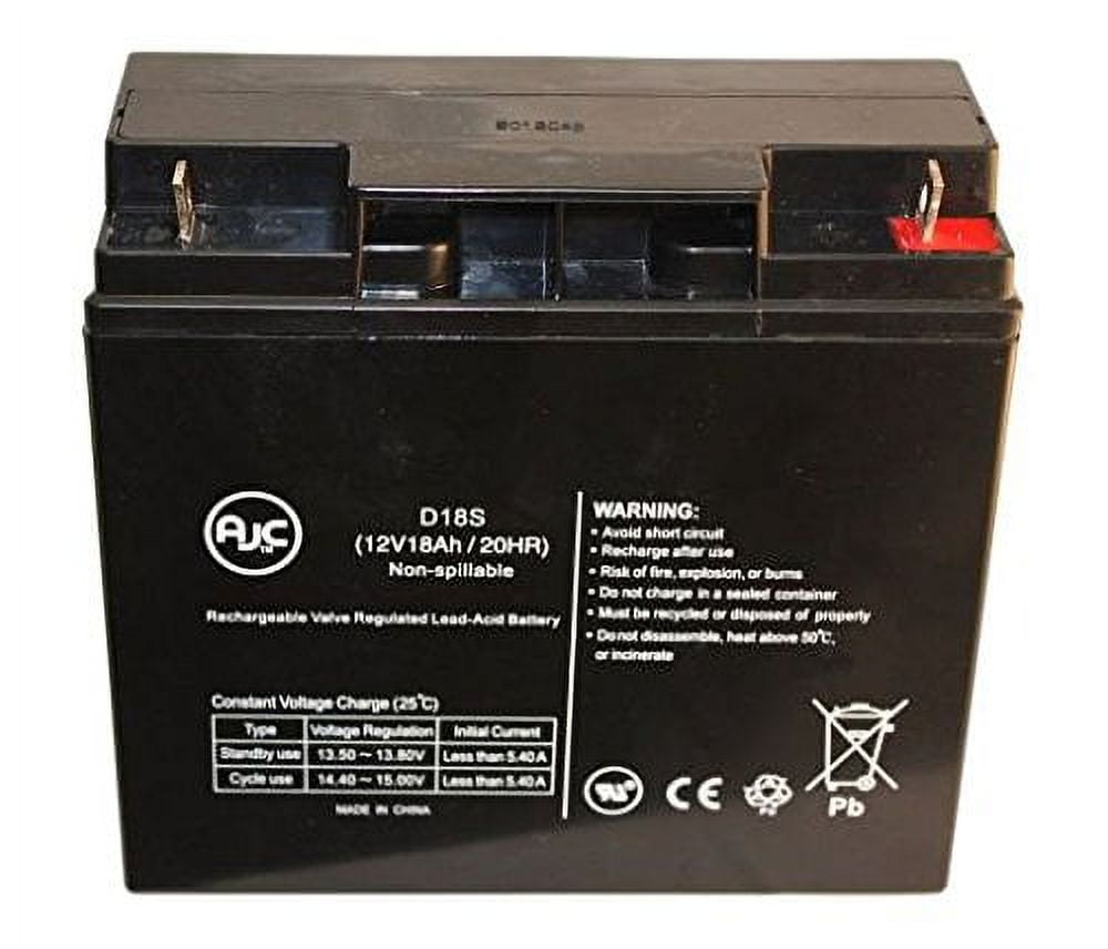 Enduring 6FM18 12V 18Ah UPS Battery - This is an AJC Brand Replacement ...