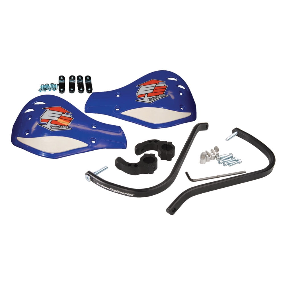 Enduro Engineering Evolution Debris Deflectors Black Bar/Blue Plastic 7 ...