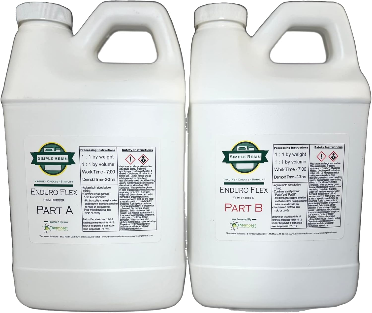 Enduro Flex - 2 Part Liquid Polyurethane Casting Rubber - Flexible ...