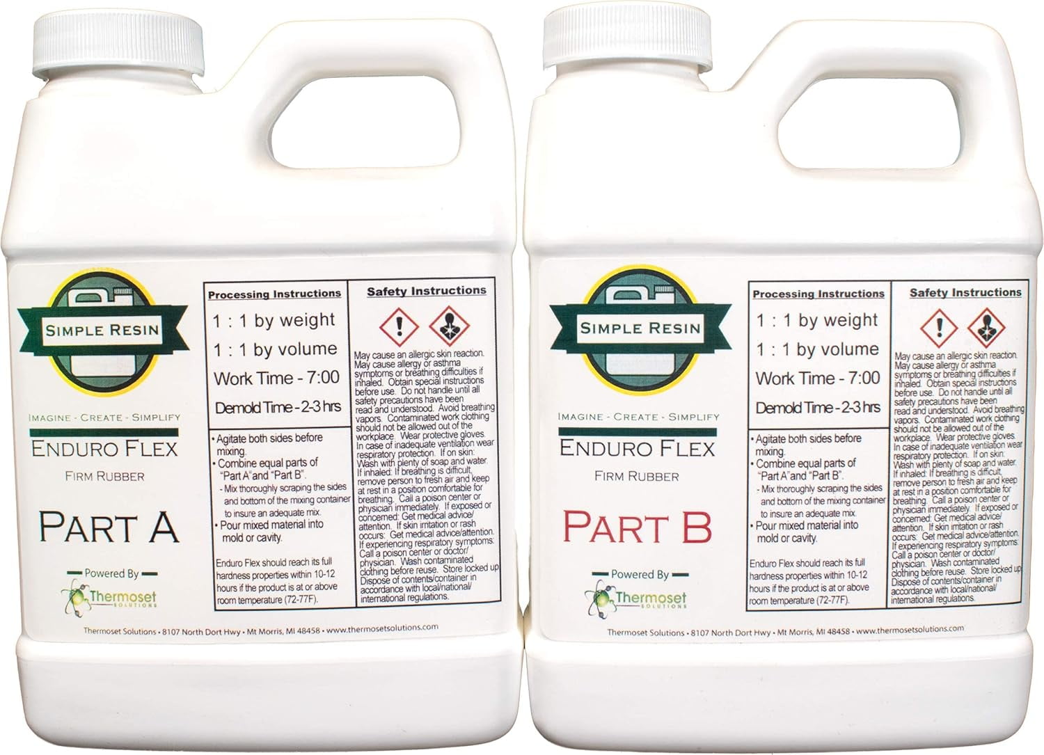 Enduro Flex - 2 Part Liquid Polyurethane Casting Rubber - Flexible ...