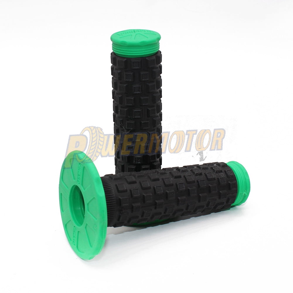 Enduro Motocross Motorcycle Rubber Handle Grip Handlebar Cuffs Dirt Pit ...