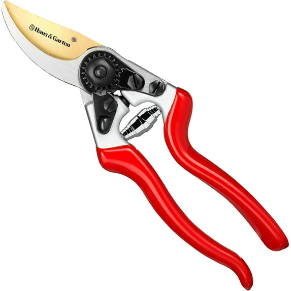 EnduroPRO Ergonomic Bypass Pruners - Professional Titanium Garden ...