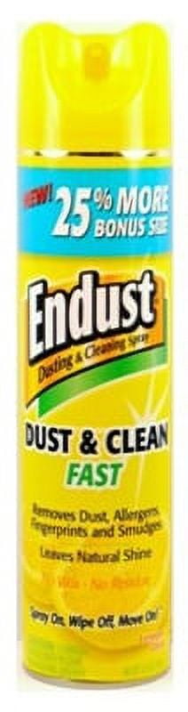 Endust 12.5 OZ Lemon No Wax Cleaning & Dusting Spray, Each - Walmart.com