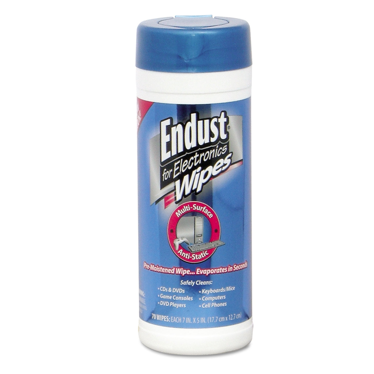 Endust Antistatic Desk Cleaner Wipes for Computer, Keyboard, PC ...