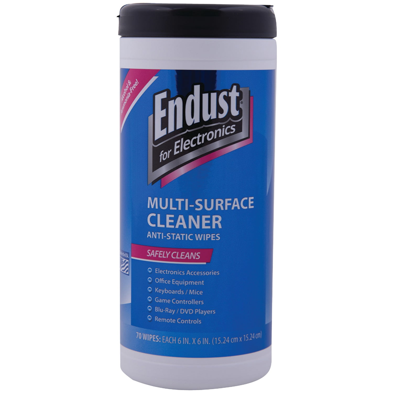 Endust Antistatic Desk Cleaner Wipes for Computer, Keyboard, PC ...