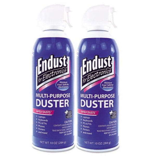 Endust Compressed Air Duster for Electronics, 10 oz Can, 2/Pack ...